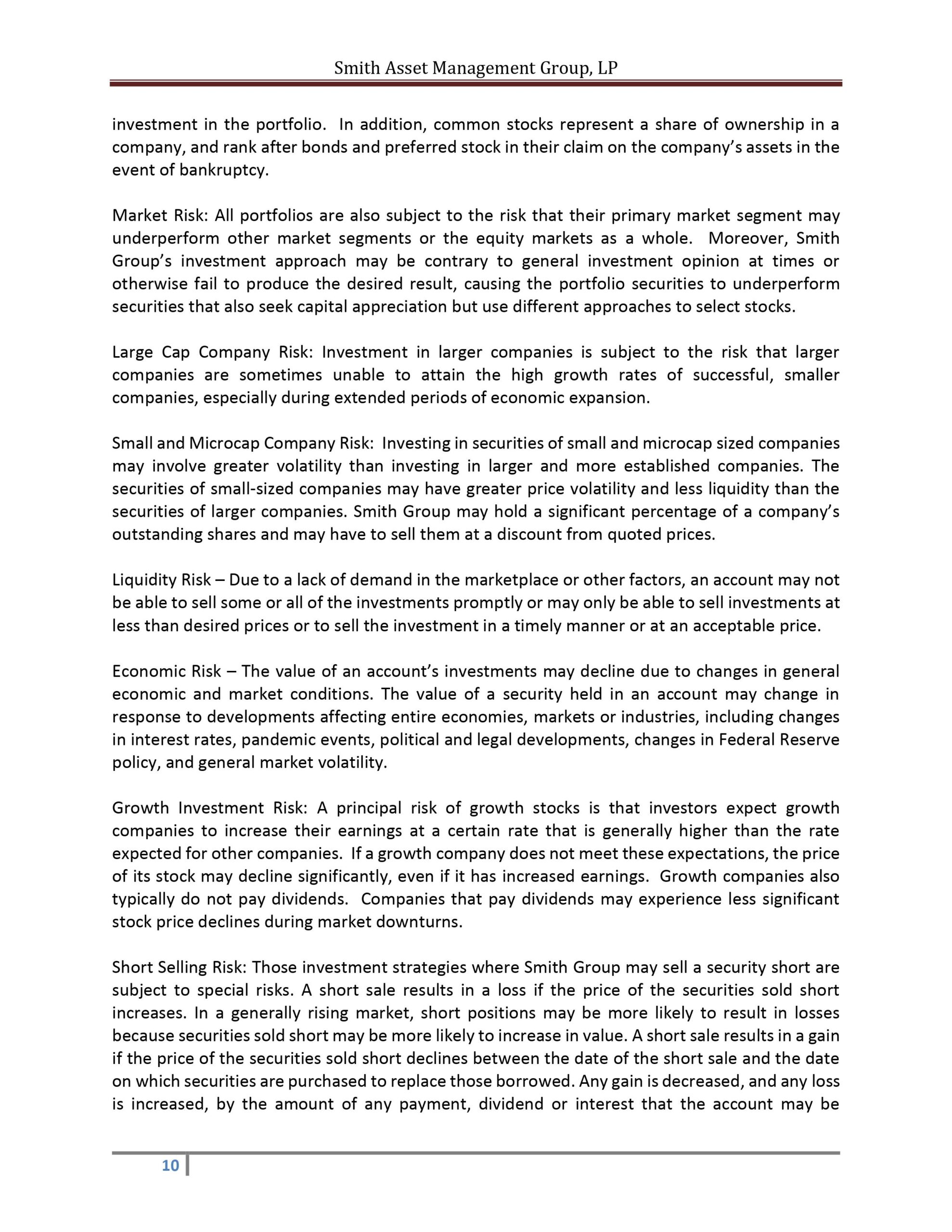 brochure | Smith Group Asset Management